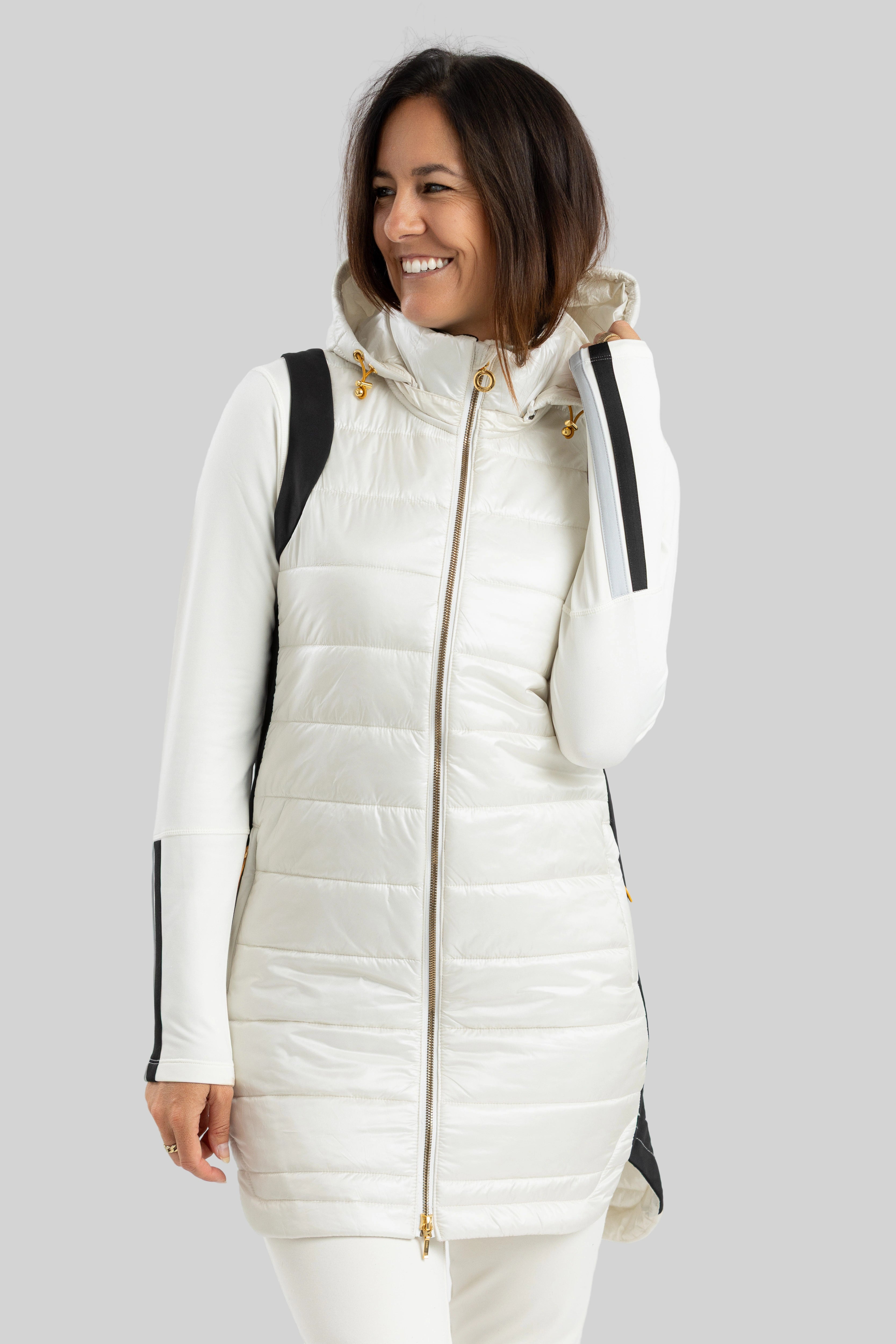 GLORIA Long vest with zip off hood OH25115 - OHSHO - 2025 Winter Collection